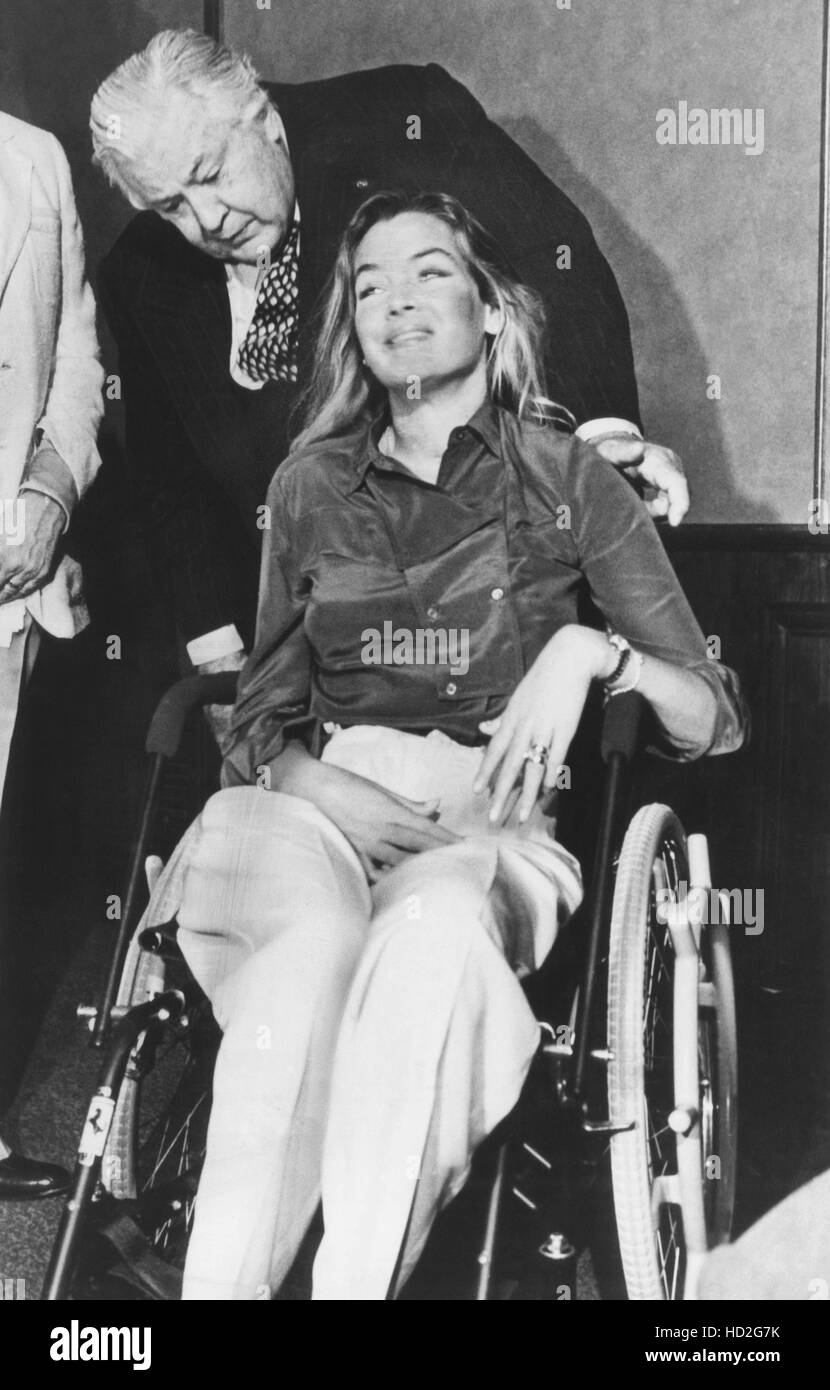 From left: attorney Melvin Belli assisting his client stuntwoman Heidi ...