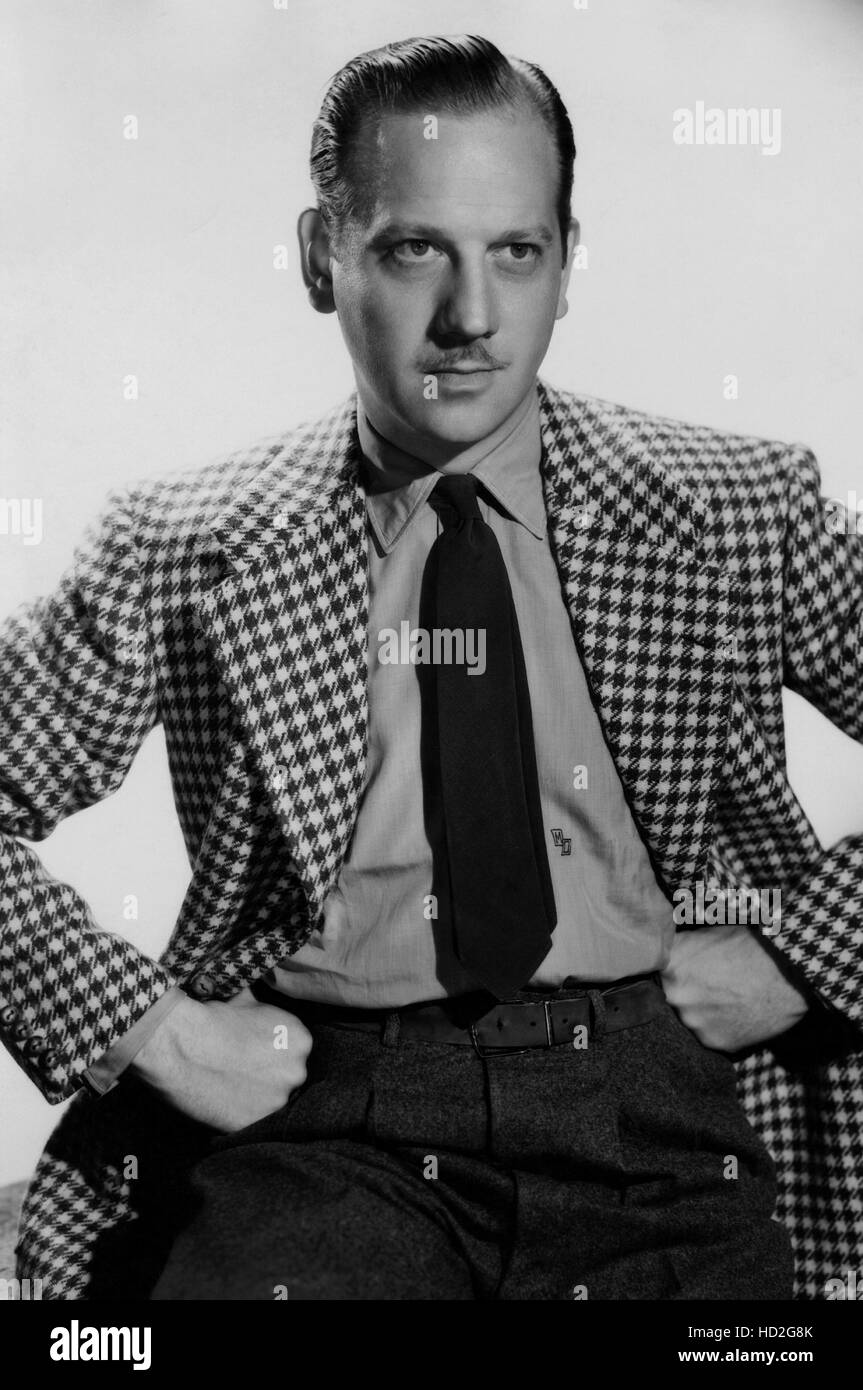 Melvyn Douglas, MGM portrait, ca. 1938 Stock Photo - Alamy