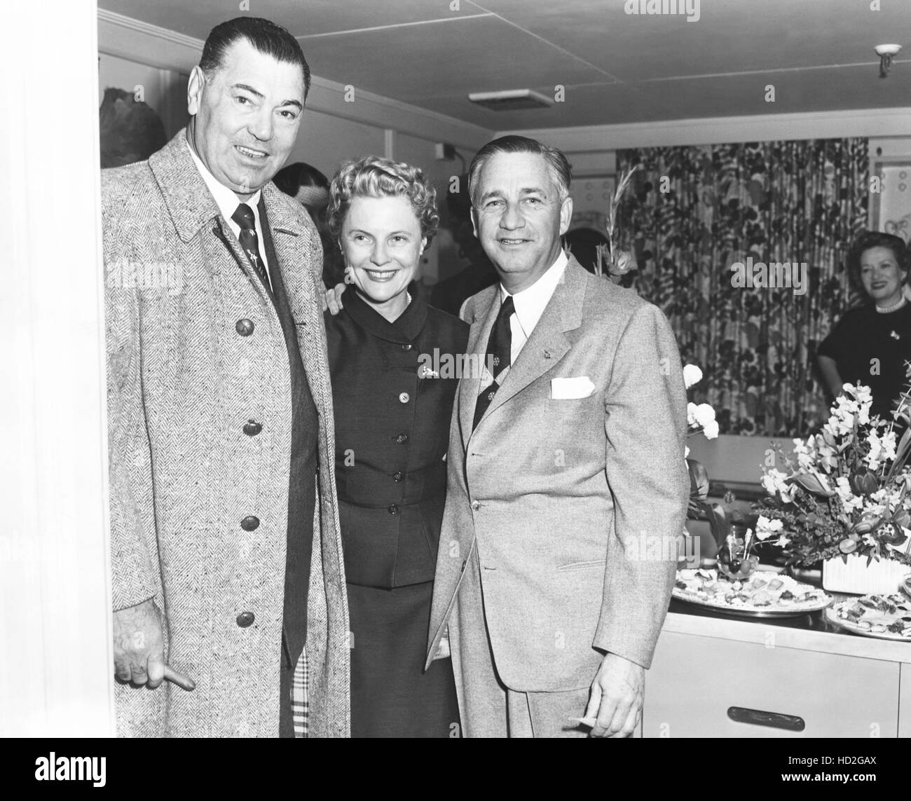 From left: Jack Dempsey sees Katherine and Mervyn LeRoy off on their ...