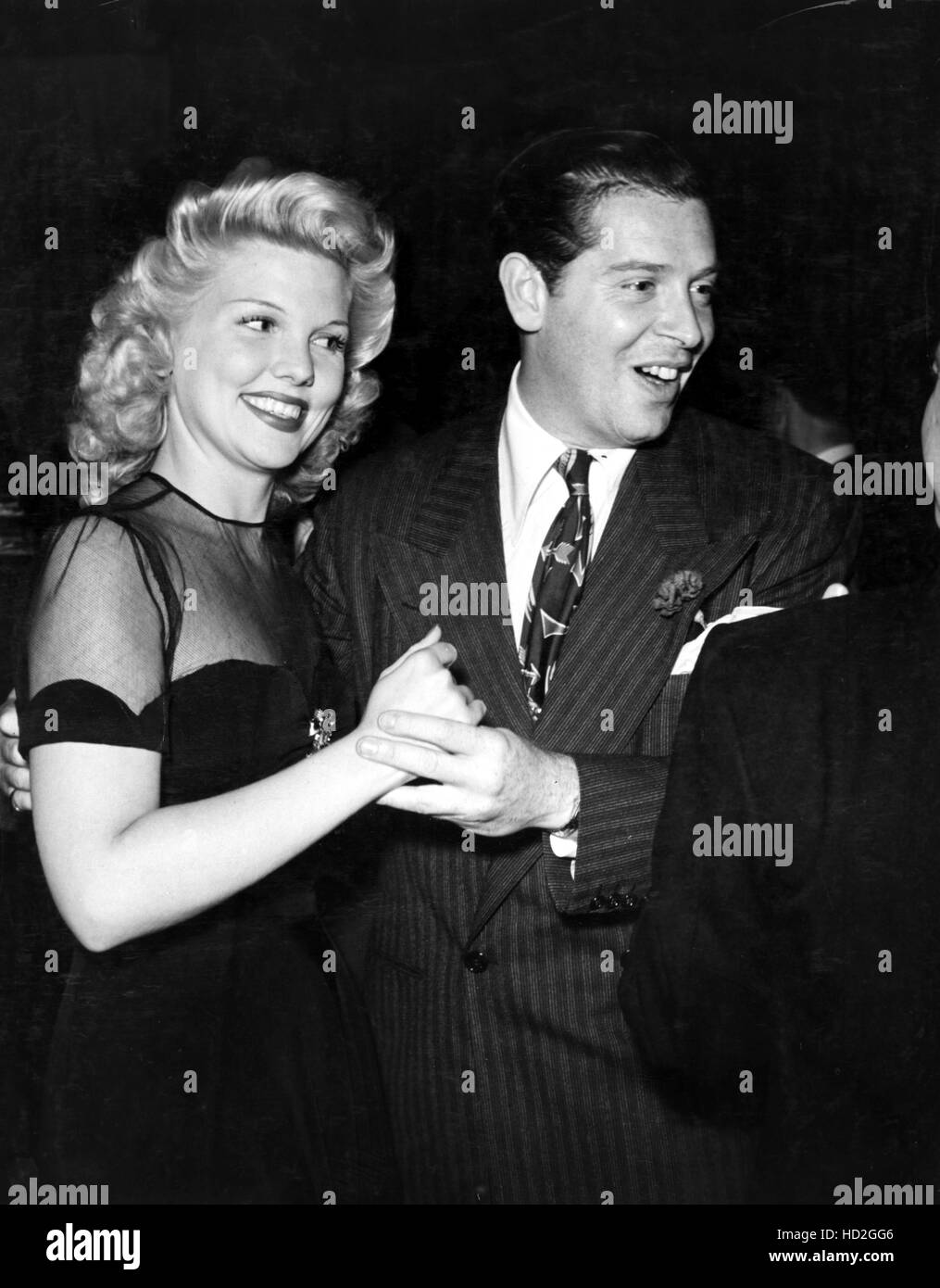 Milton Berle and wife Joyce at the Mocambo, May, 1942 Stock Photo - Alamy