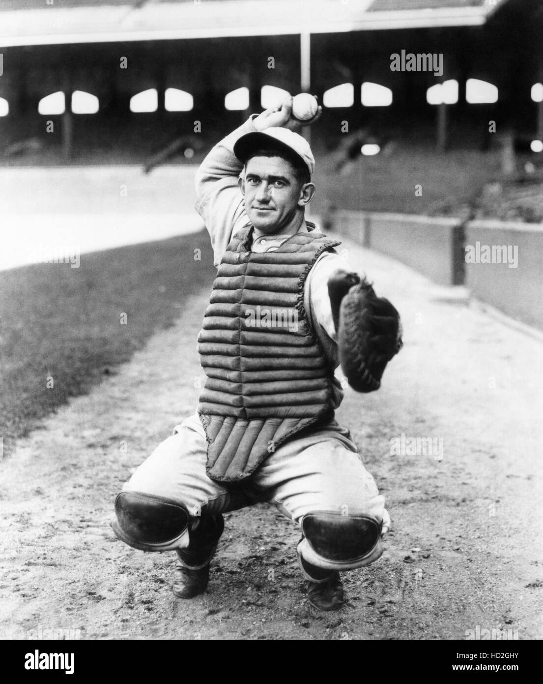Mickey Cochrane, catcher for the Philadelphia Athletics and Detroit ...