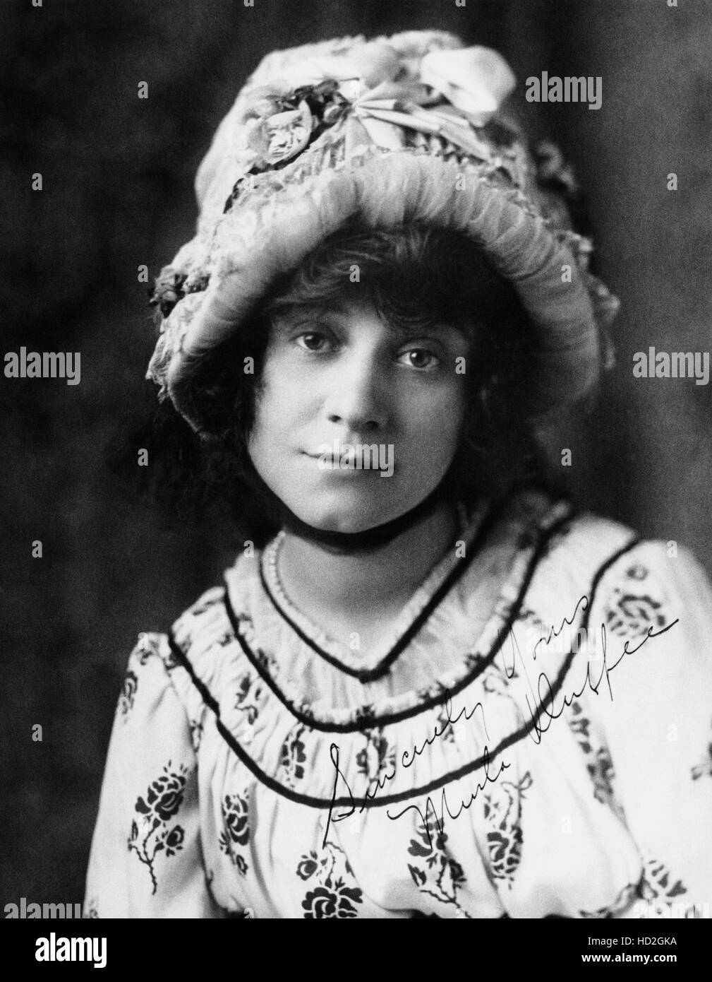 Minta Durfee, (first wife of Roscoe 'Fatty' Arbuckle), ca. early 1910s ...