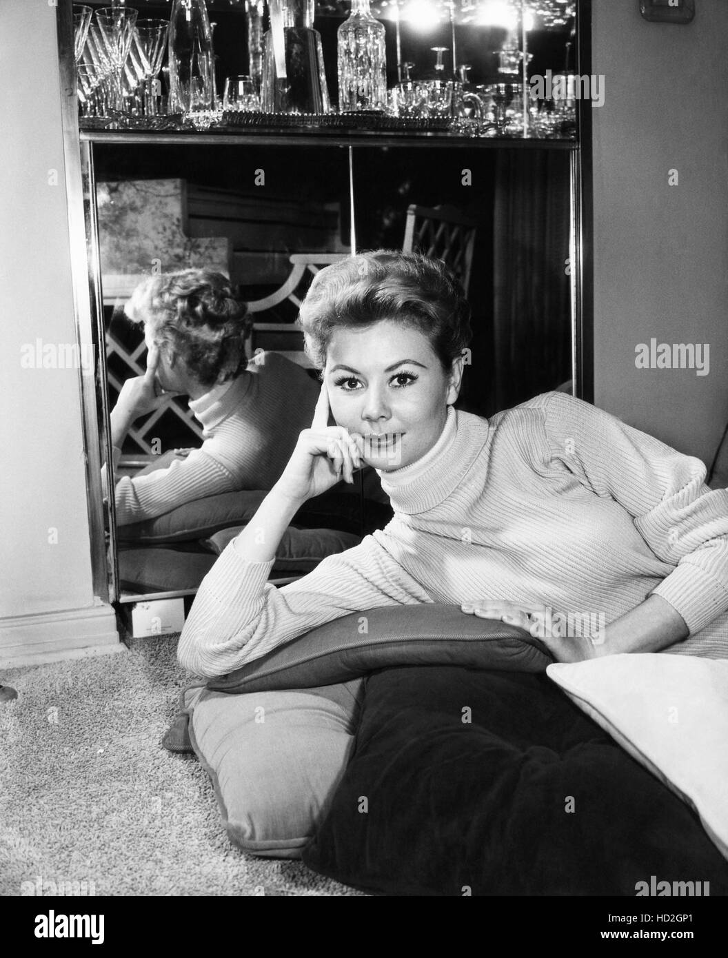 Mitzi Gaynor, at home, ca. 1960 Stock Photo - Alamy