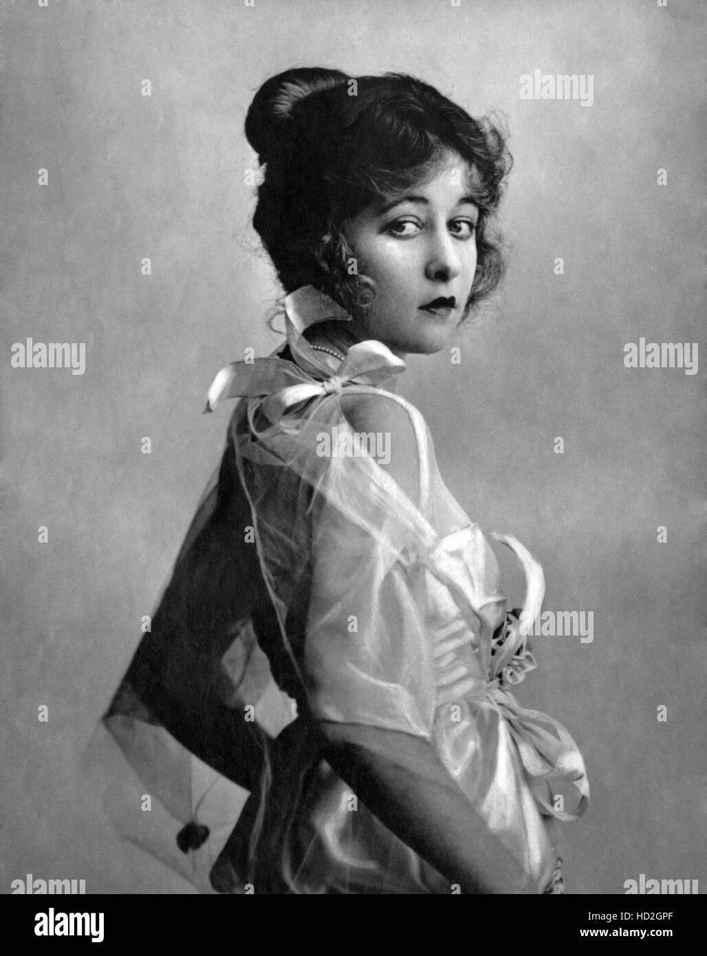 Mildred Harris, (Charles Chaplin's first wife), ca. late 1910s Stock ...