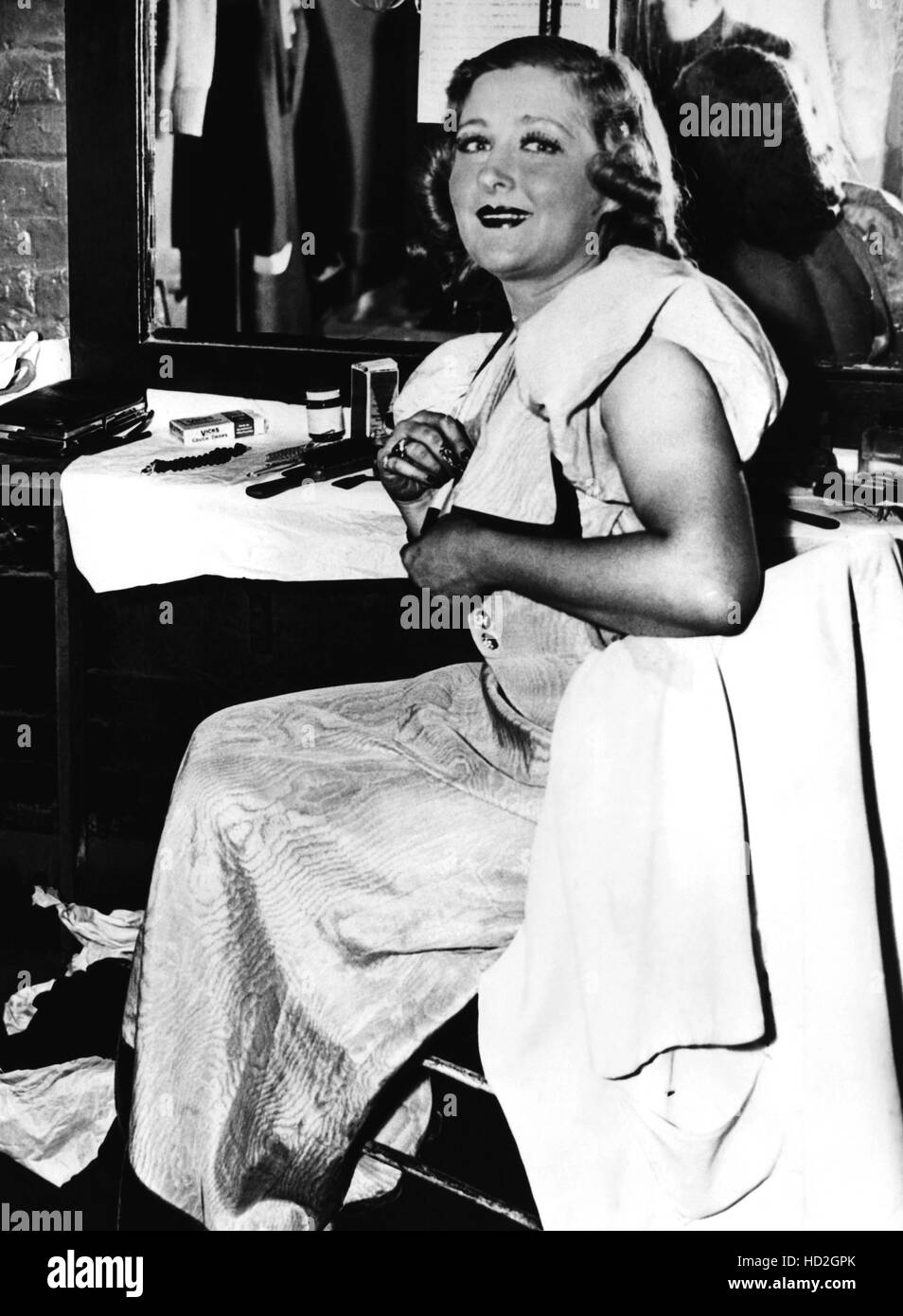 Mildred Harris, attempting a comeback, in the Star Theater, Brooklyn ...