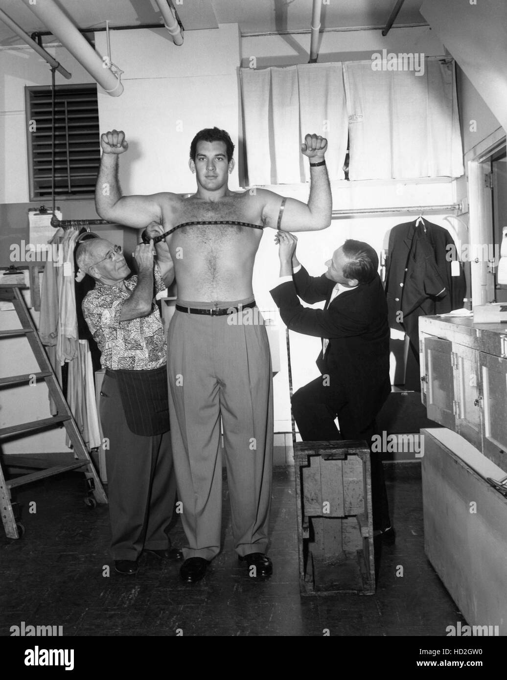 Ex-wrestler, Mike Lane, six-feet eight inches tall, weighing in at 275 ...