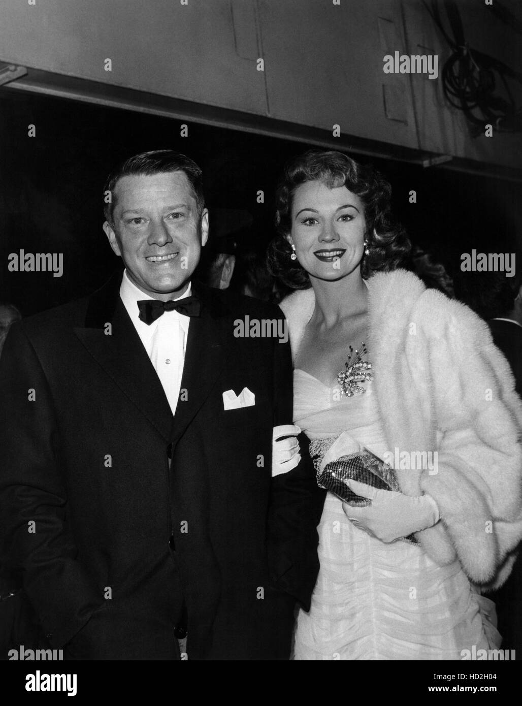 Michael O'Shea and wife Virginia Mayo, 1958 Stock Photo - Alamy