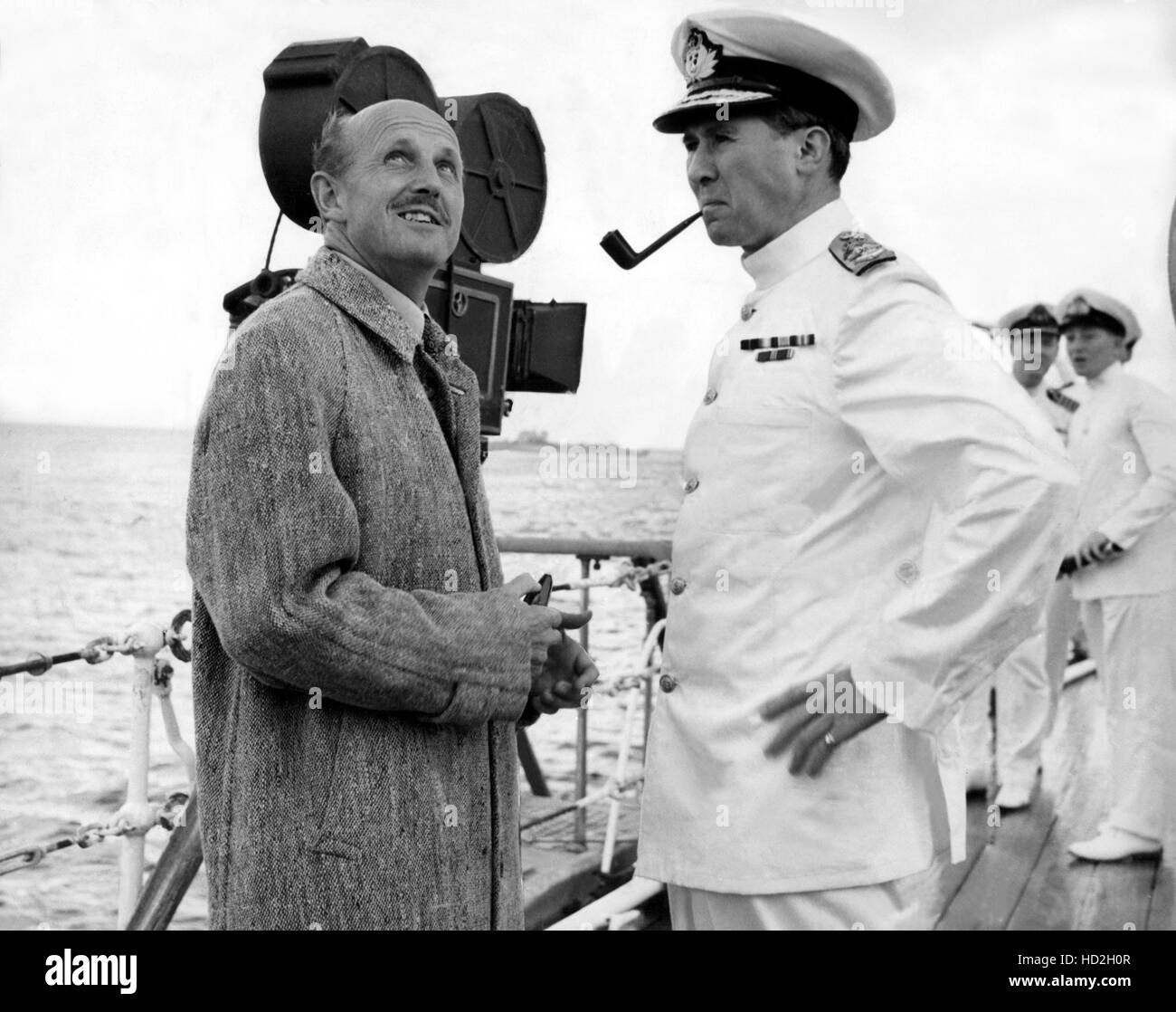 Director Michael Powell, Anthony Quayle in Malta on location for THE ...