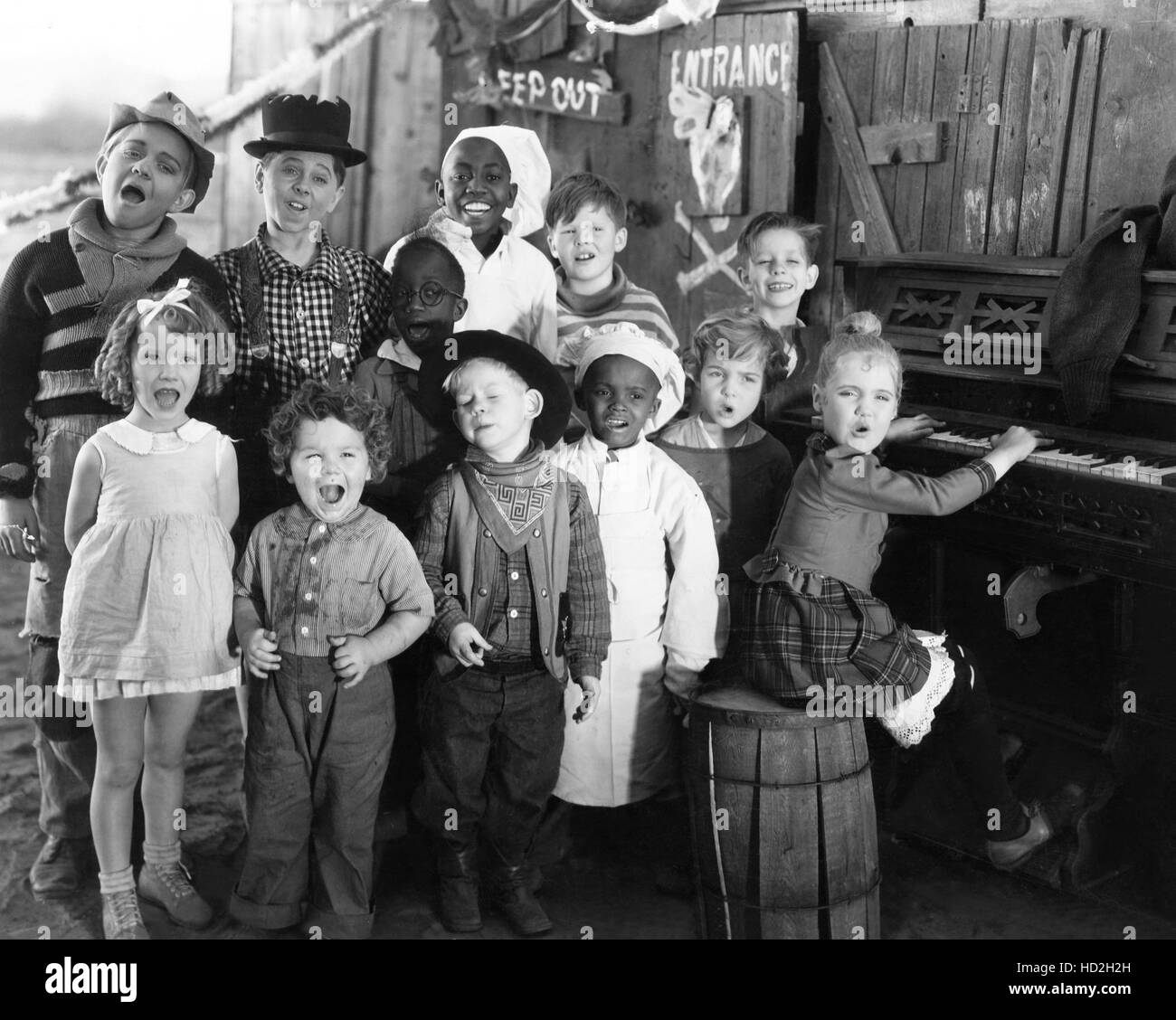 Rear from left: Marvin Stephens, Mickey Rooney, Jimmy Robinson in one ...