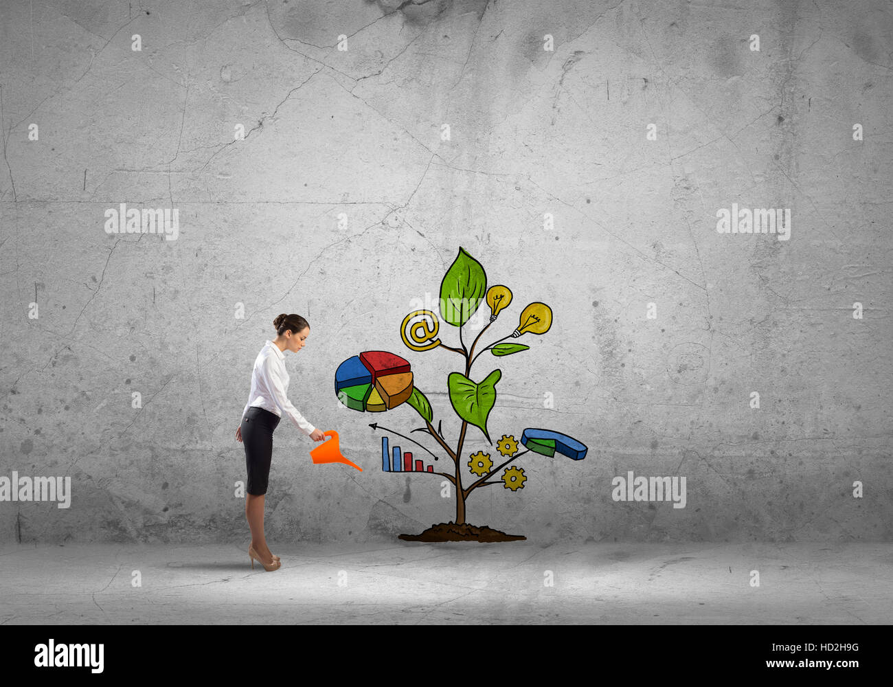 Make your income grow Stock Photo - Alamy