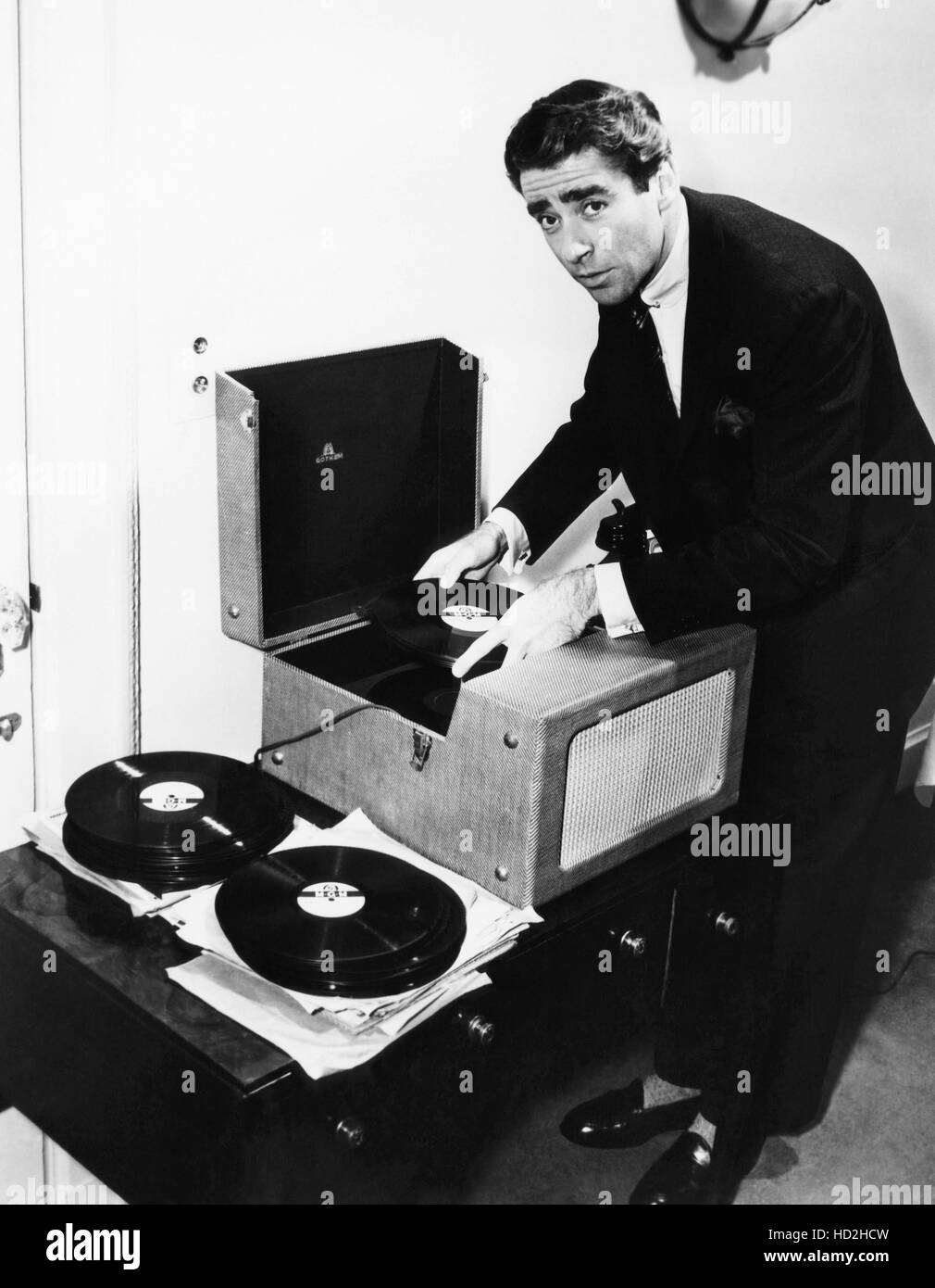 Record player 1950s hi-res stock photography and images - Alamy