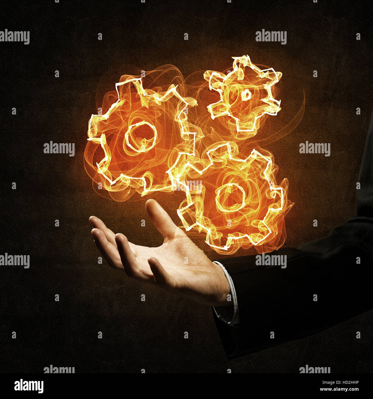 Setting fire icon Stock Photo - Alamy