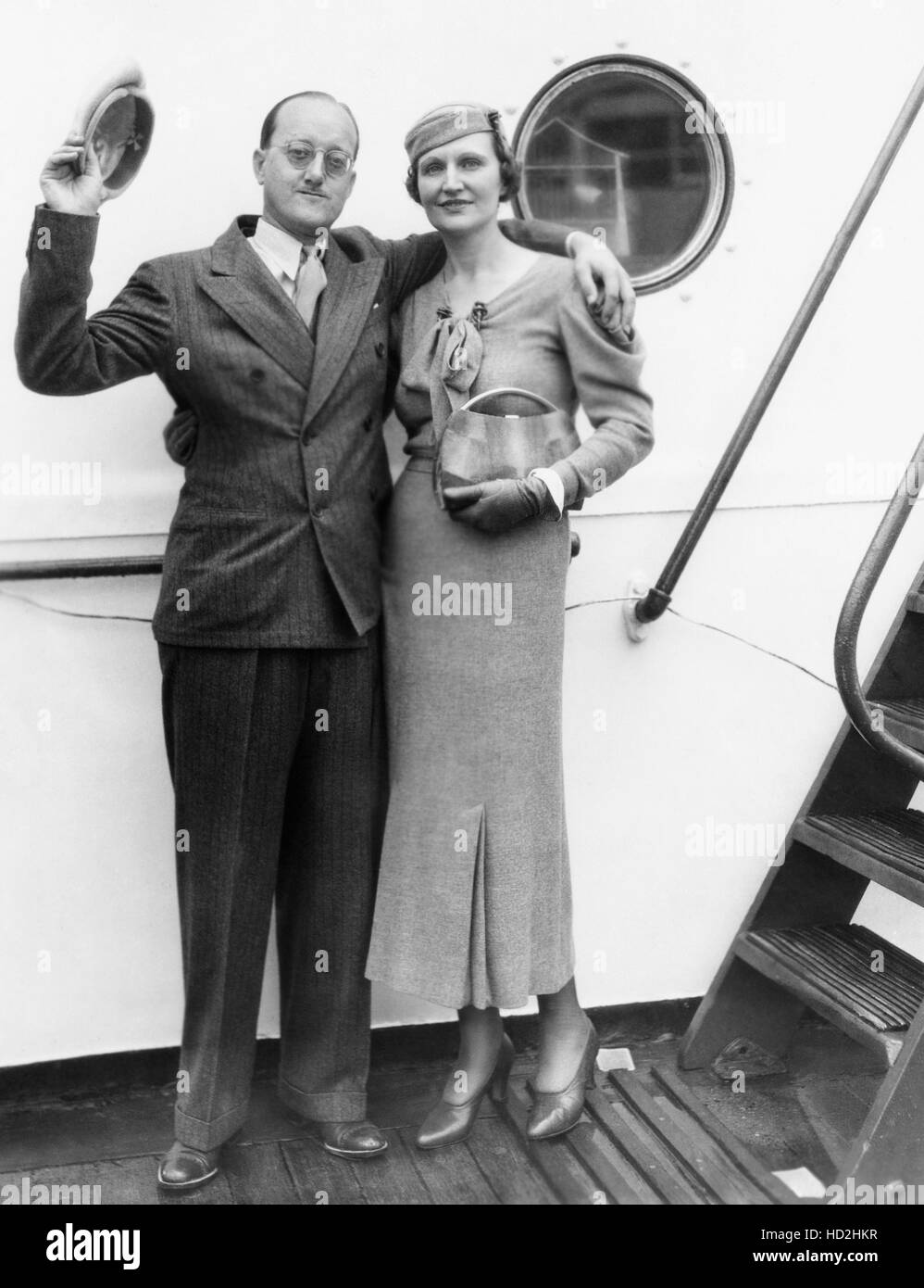 Actor and producer Pete Smith, left, and his wife, Marjorie Smith ...