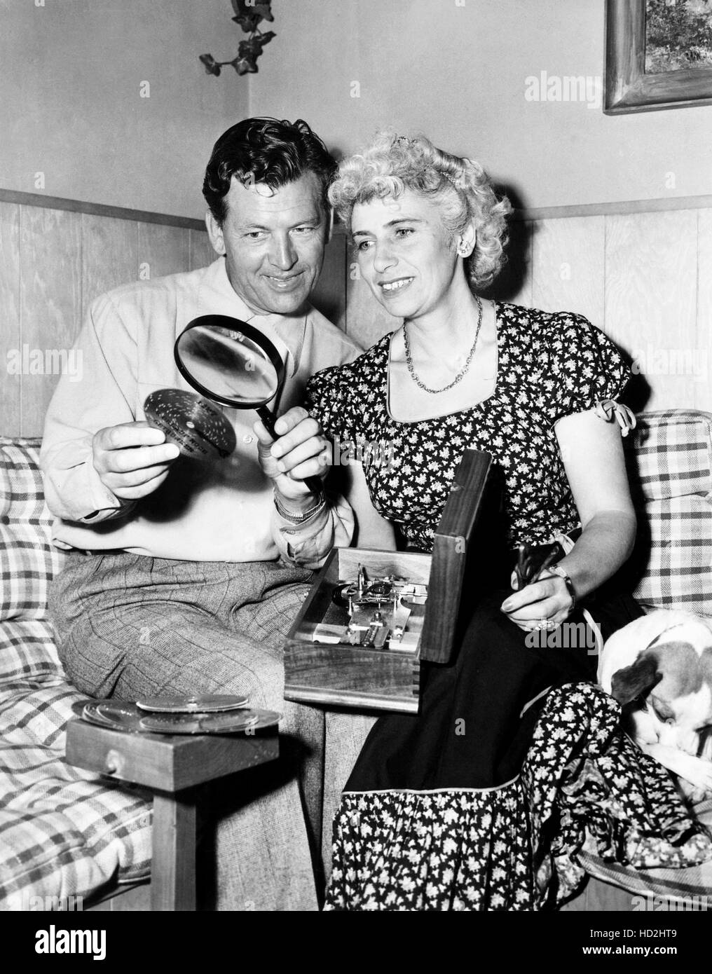 Philip Dorn, left, and his first wife, Marianne Dorn, ca. 1937 Stock ...