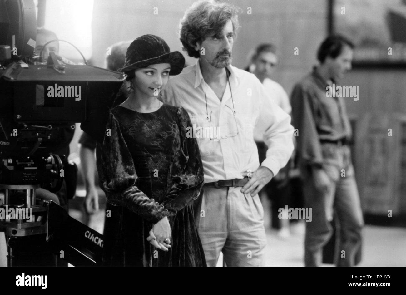 Philip Kaufman with Maria de Medeiros on the set of HENRY & JUNE, 1990 ...