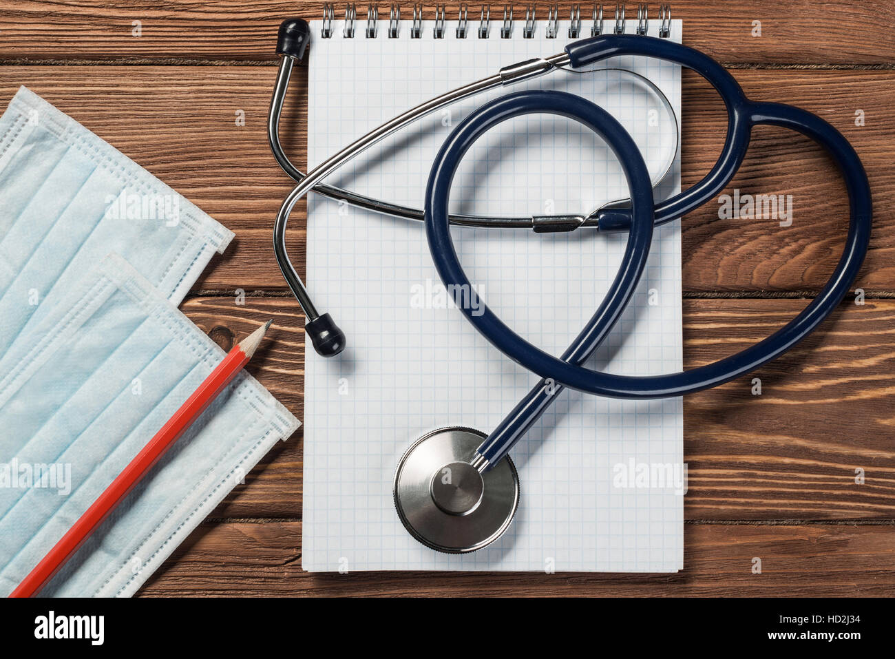 Workplace of a doctor Stock Photo - Alamy