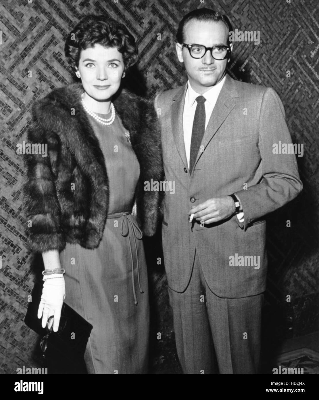 Polly Bergen, left, and her second husband, producer Freddie Fields ...