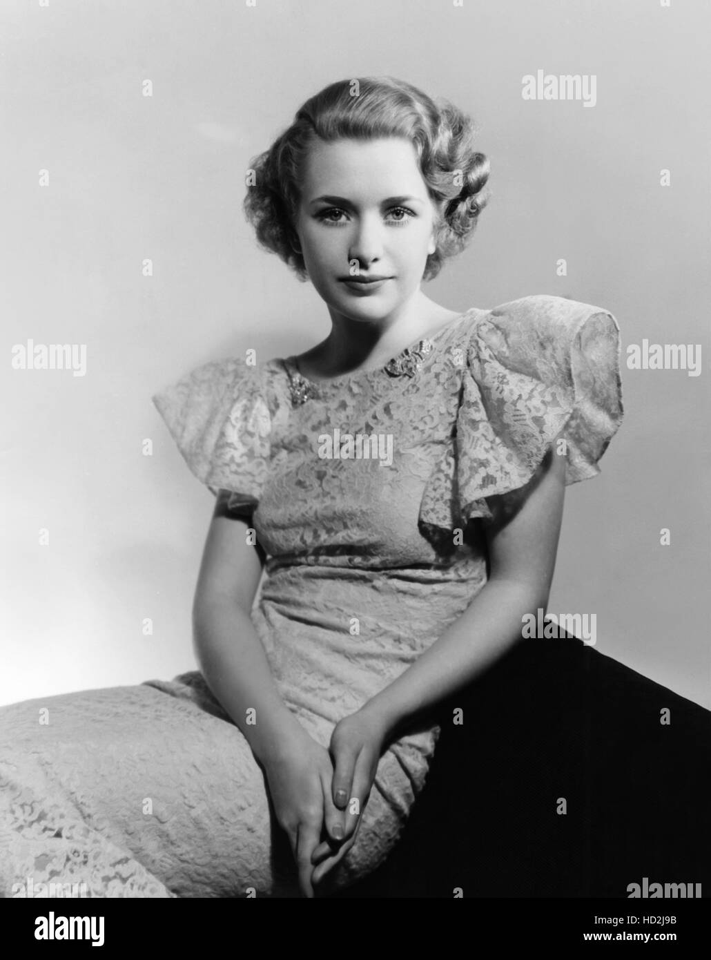Priscilla Lane, ca. 1935 Stock Photo - Alamy