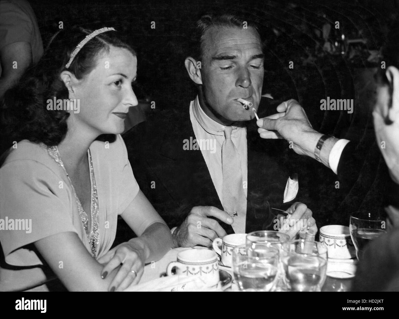 From left: Patrician Stillman (aka Mrs. Randolph Scott), Randolph Scott ...