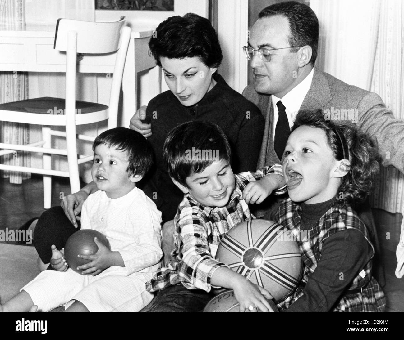 Silvana Mangano, with her husband, producer Dino De Laurentiis, and ...
