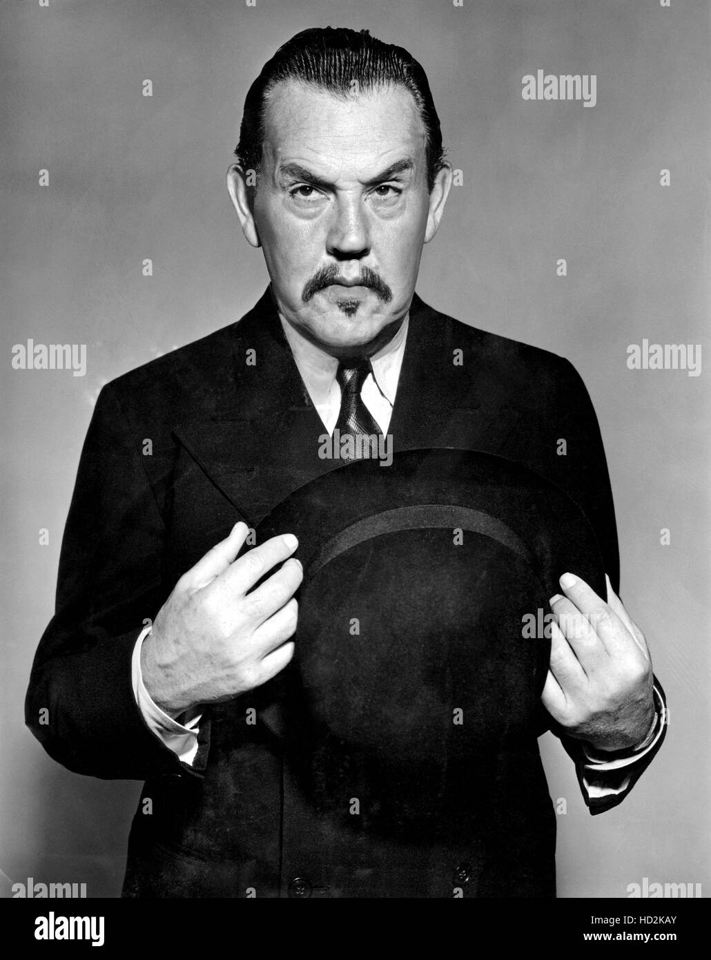 Sidney Toler after being chosen as the new Charlie Chan, ca. 1938 Stock ...
