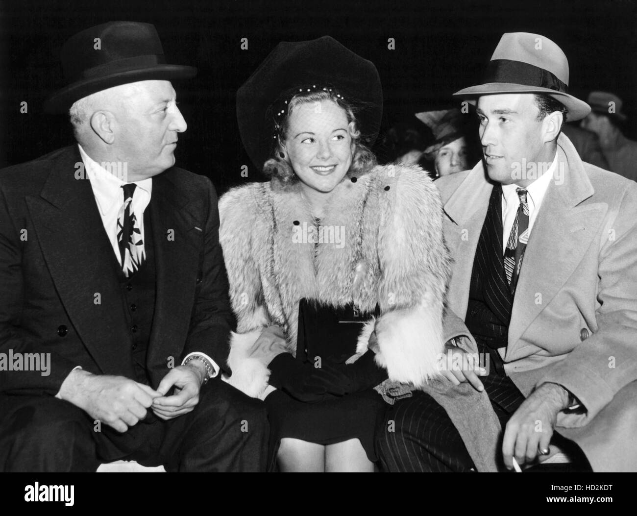 From left: President of Madison Square Garden Colonel John Fitzpatric ...