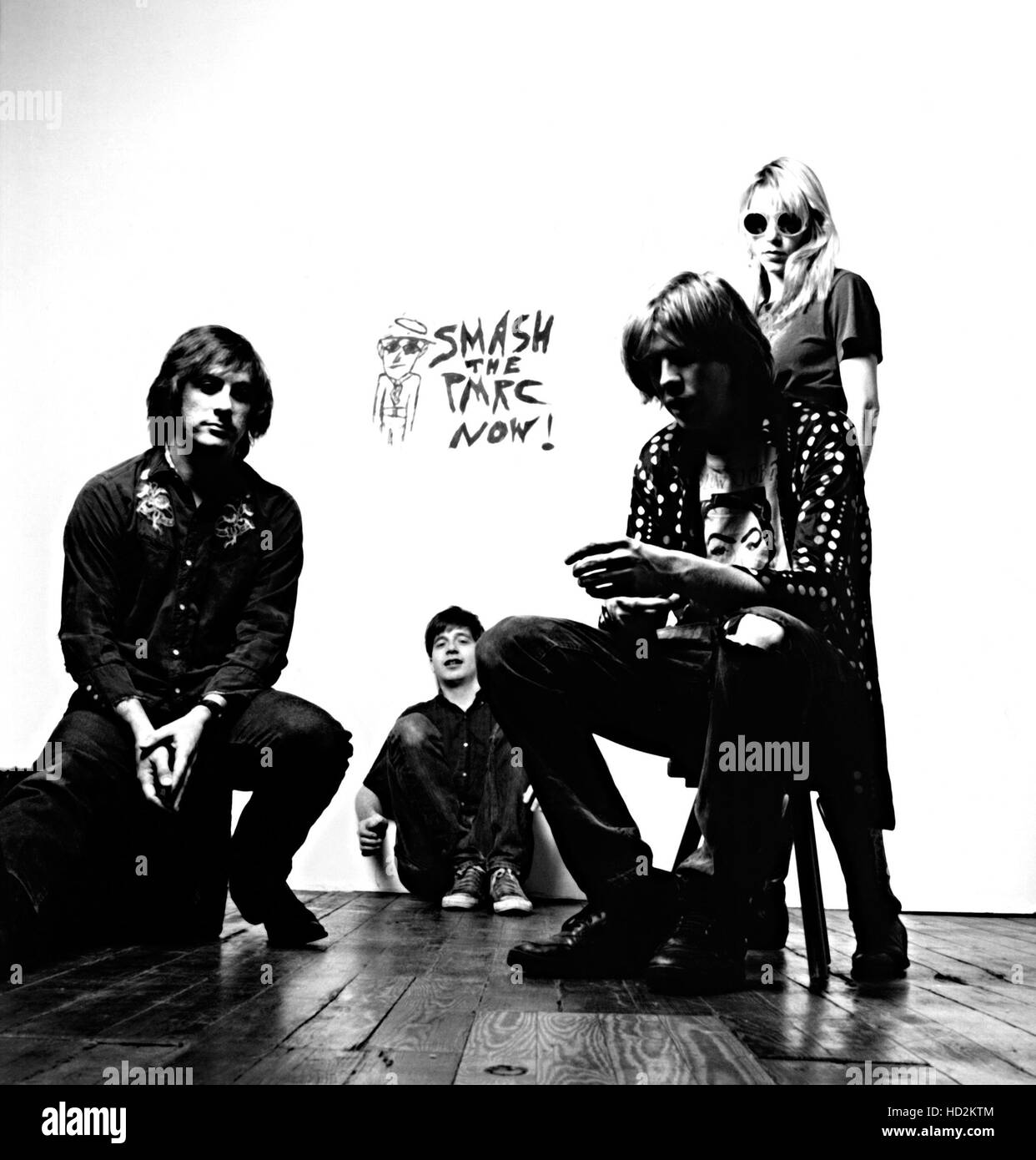 SONIC YOUTH, Lee Ranaldo, Steve Shelley, Thurston Moore, Kim Gordon ...