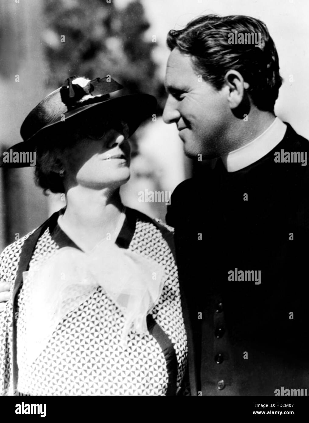 Spencer Tracy with his mother Caroline Brown Tracy during the filming ...