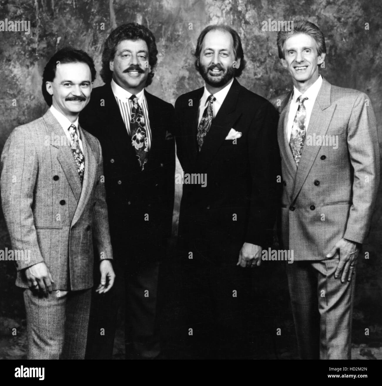 Statler Brothers (l-r): Jimmy Fortune, Harold Reid, Don Reid, Phil Balsley, ca. 1990s Stock ...