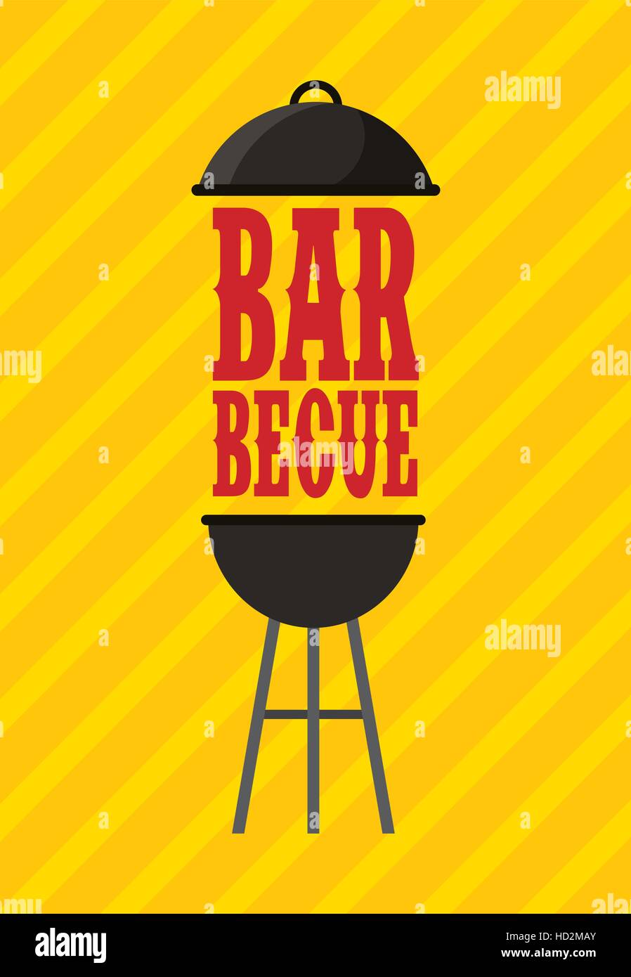 Barbecued barbecuing Stock Vector Images - Alamy