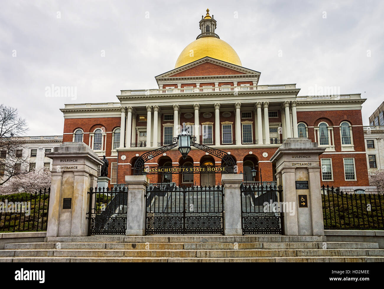 State Library of Massachusetts in downtown Boston, Massachusetts, the ...