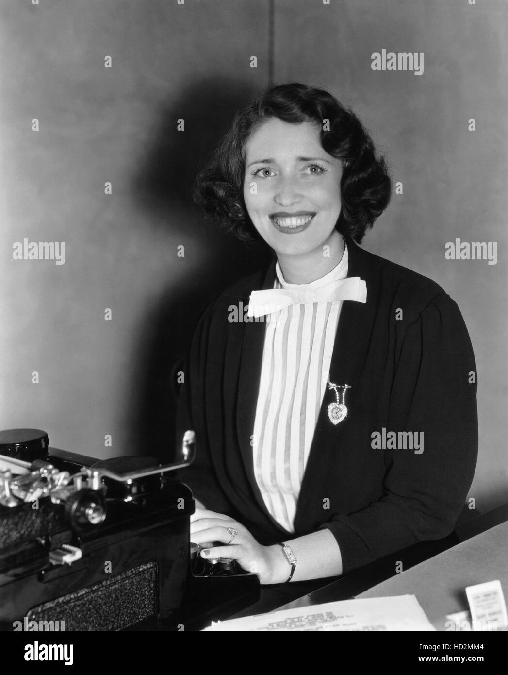 Screenwriter and producer Virginia Van Upp, 1936 Stock Photo - Alamy