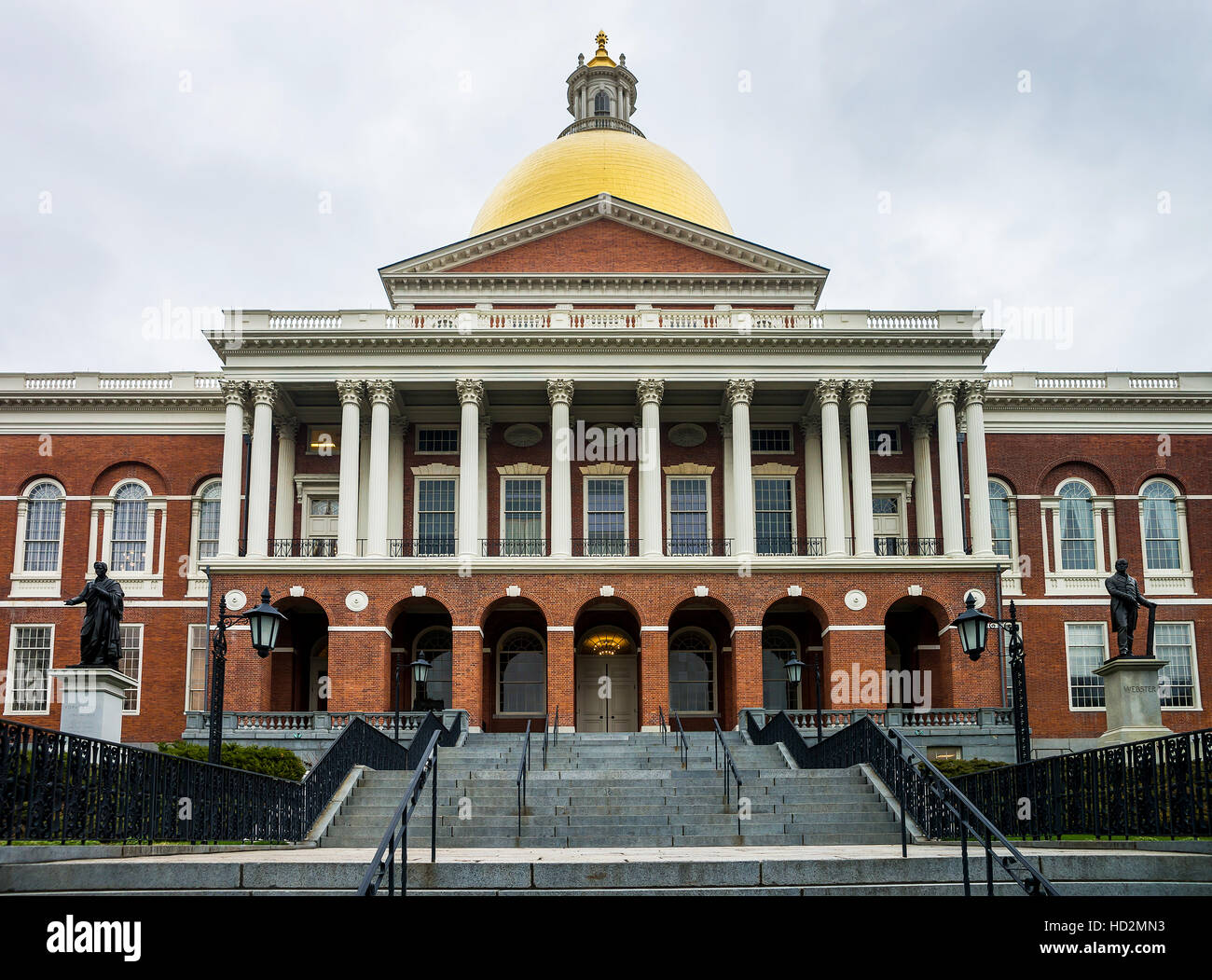 Boston public library staircase hi-res stock photography and images - Alamy