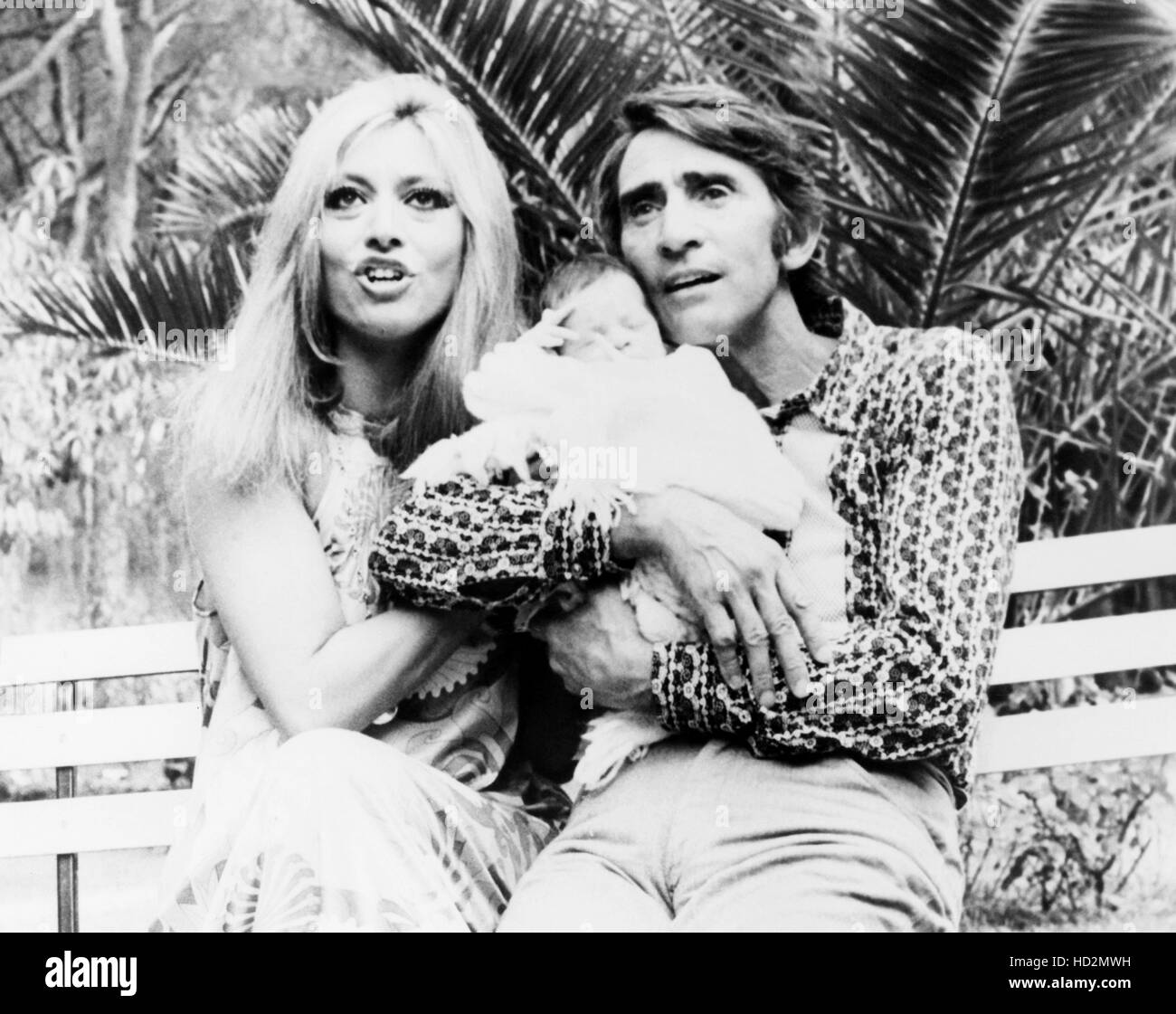 Italian actor Walter Chiari, right, and his wife, actress Alida Chelli ...