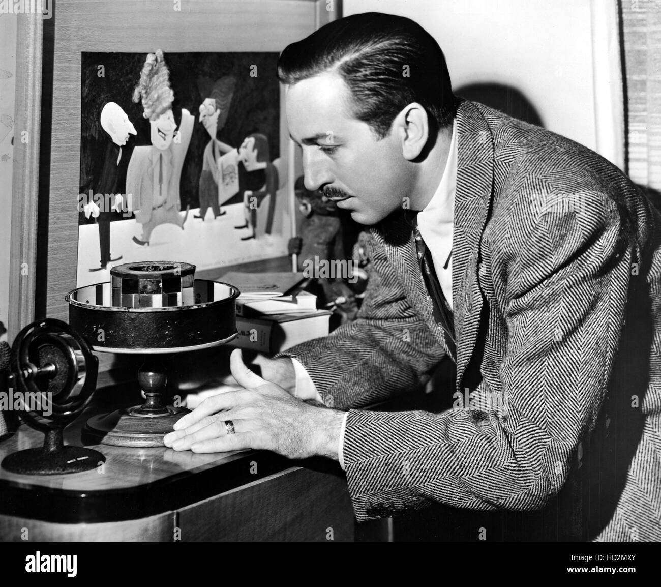 Walt Disney at work at the studio, 1945 Stock Photo - Alamy