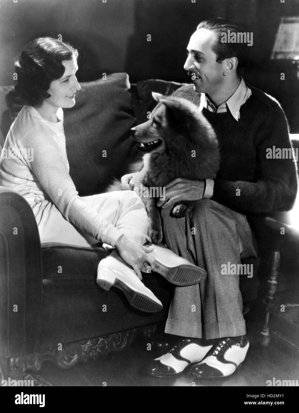 Lillian Disney, Walt Disney at home in the early 1930s, photo by ...