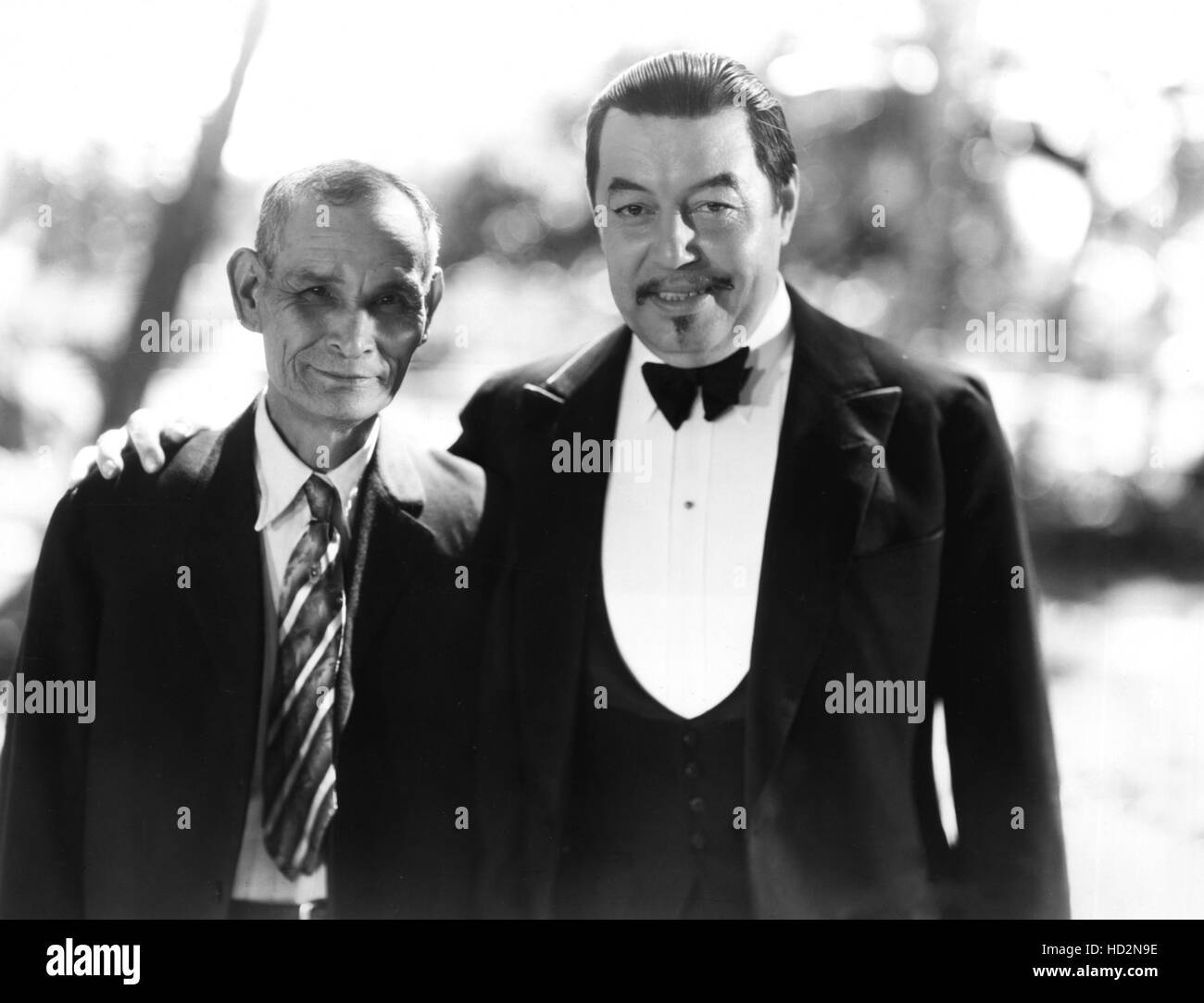 Warner Oland (l.), with Chang Apana, inspiration for the Charlie Chan ...