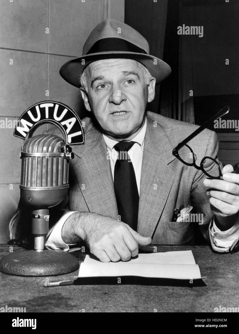 Walter Winchell, 1950s Stock Photo - Alamy
