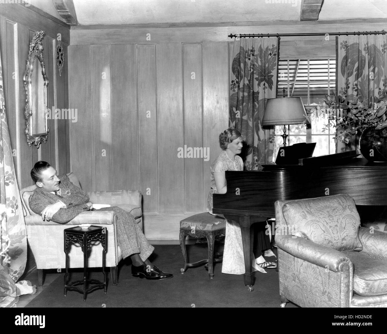 From left: Warren William with wife, Helen Barbara Nelson at their ...