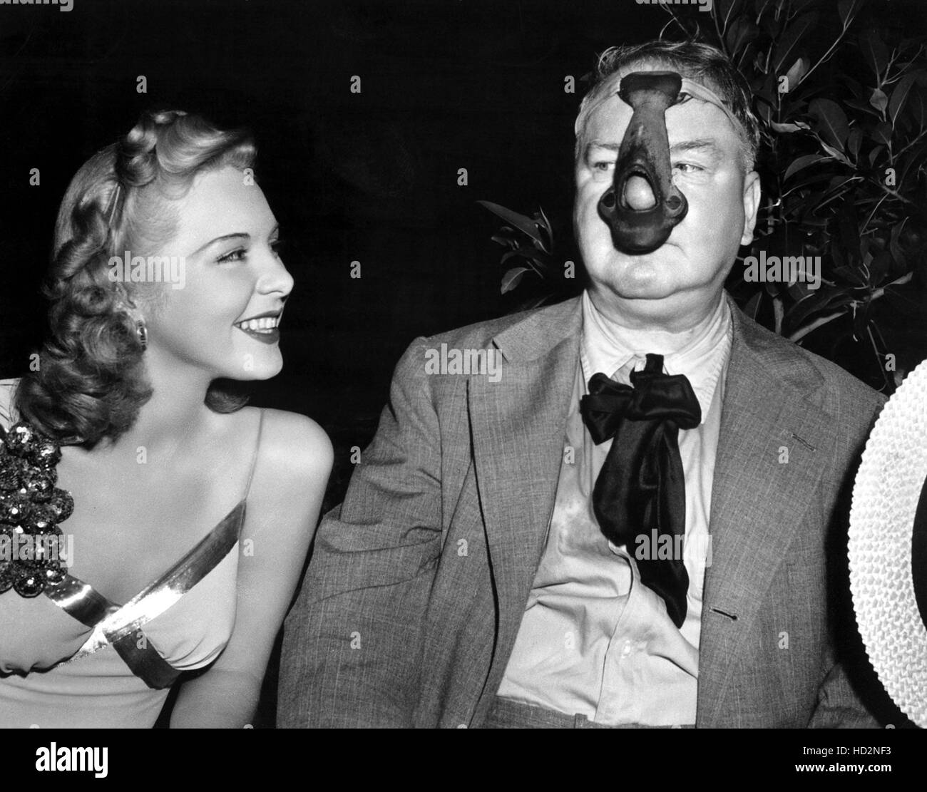 SUSAN MILLER gets a chuckle out of co-star W.C. FIELDS' noseguard on ...