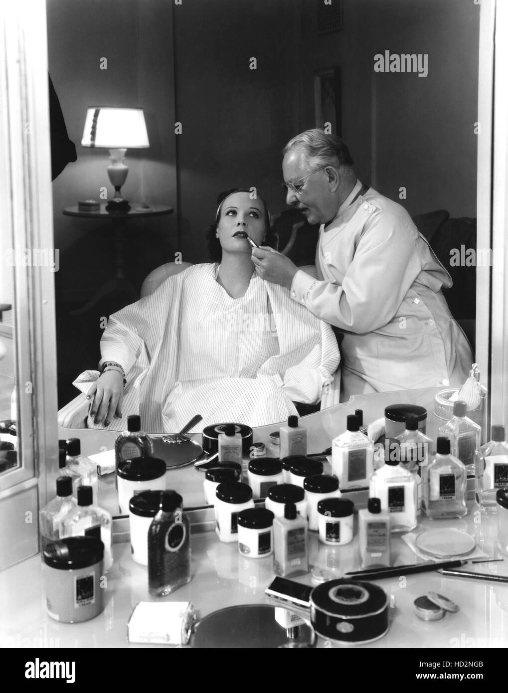 Max Factor makes up Wendy Barrie, 1938 Stock Photo - Alamy