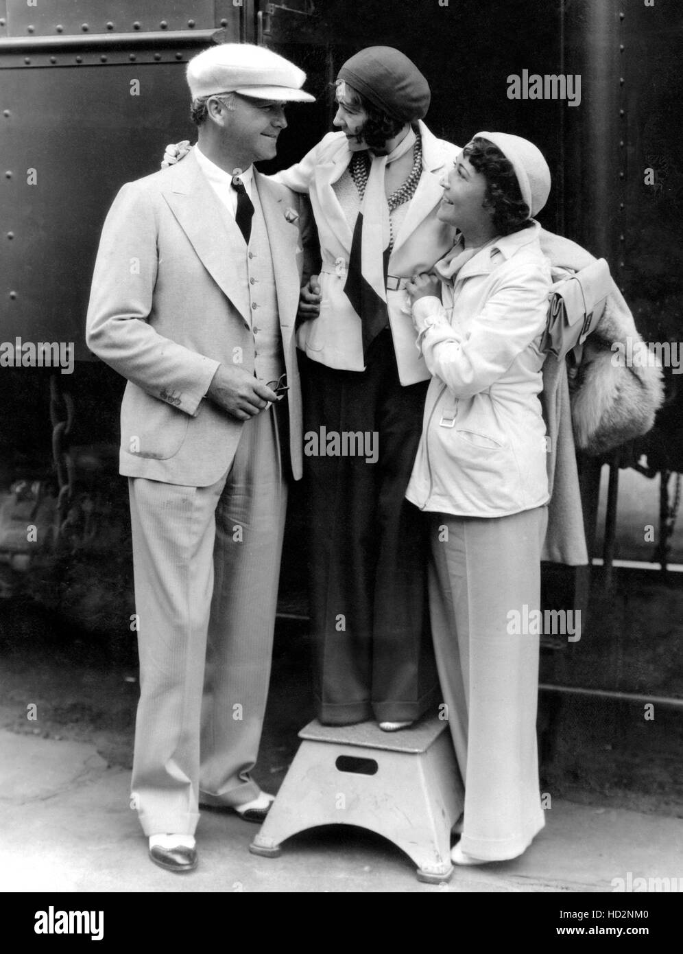 From left: William Boyd, Renee Adoree, Dorothy Sebastian (Mrs. William ...
