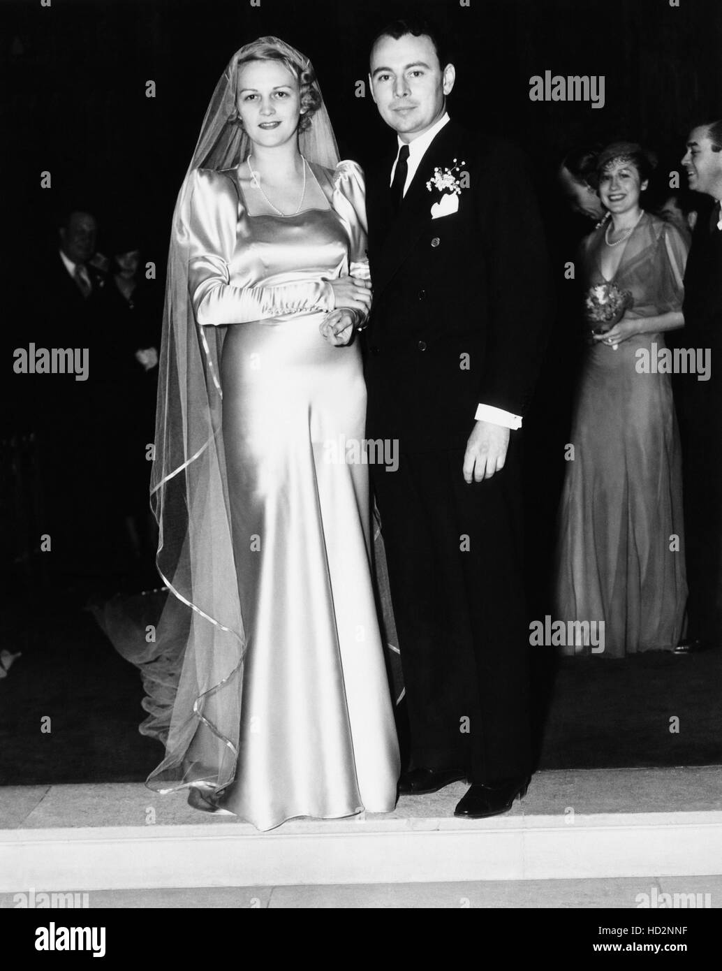 Wedding of William Collier, Jr. (aka Buster Collier) and musical-comedy ...