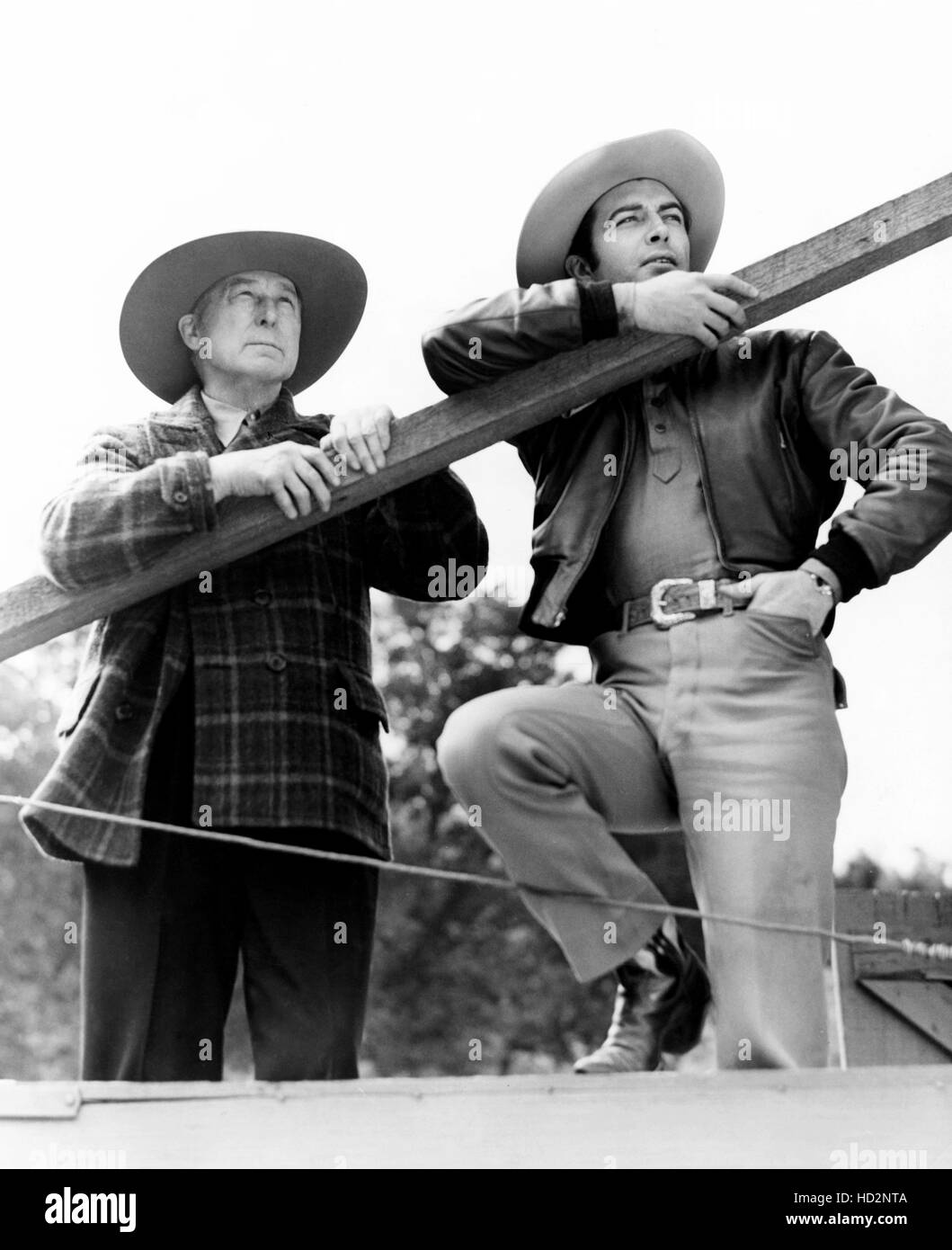 Western star William S. Hart, left, who owns one of Billy the Kid's ...