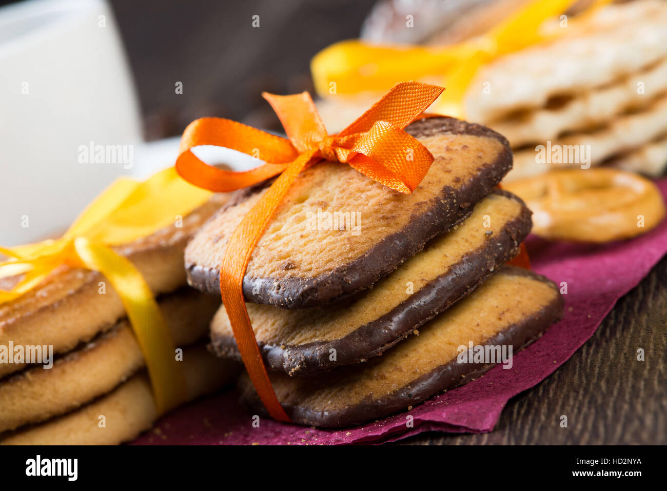 Sweets for coffee break Stock Photo - Alamy