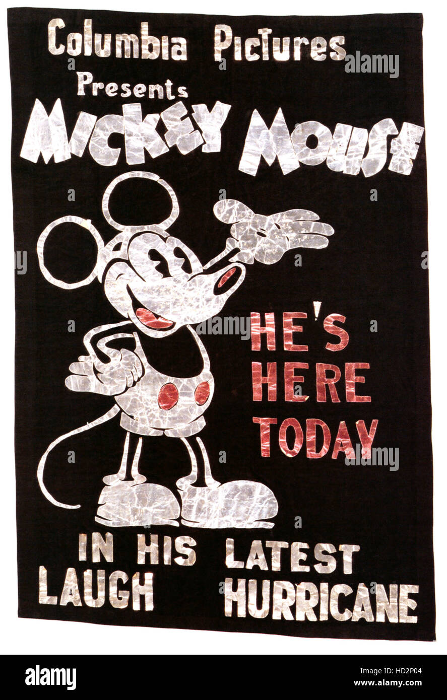 Mickey Mouse, promotional poster ca. 1930s Stock Photo - Alamy