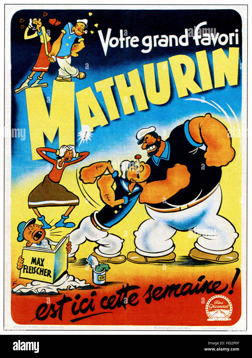 Olive Oyl And Bluto Cartoon Character