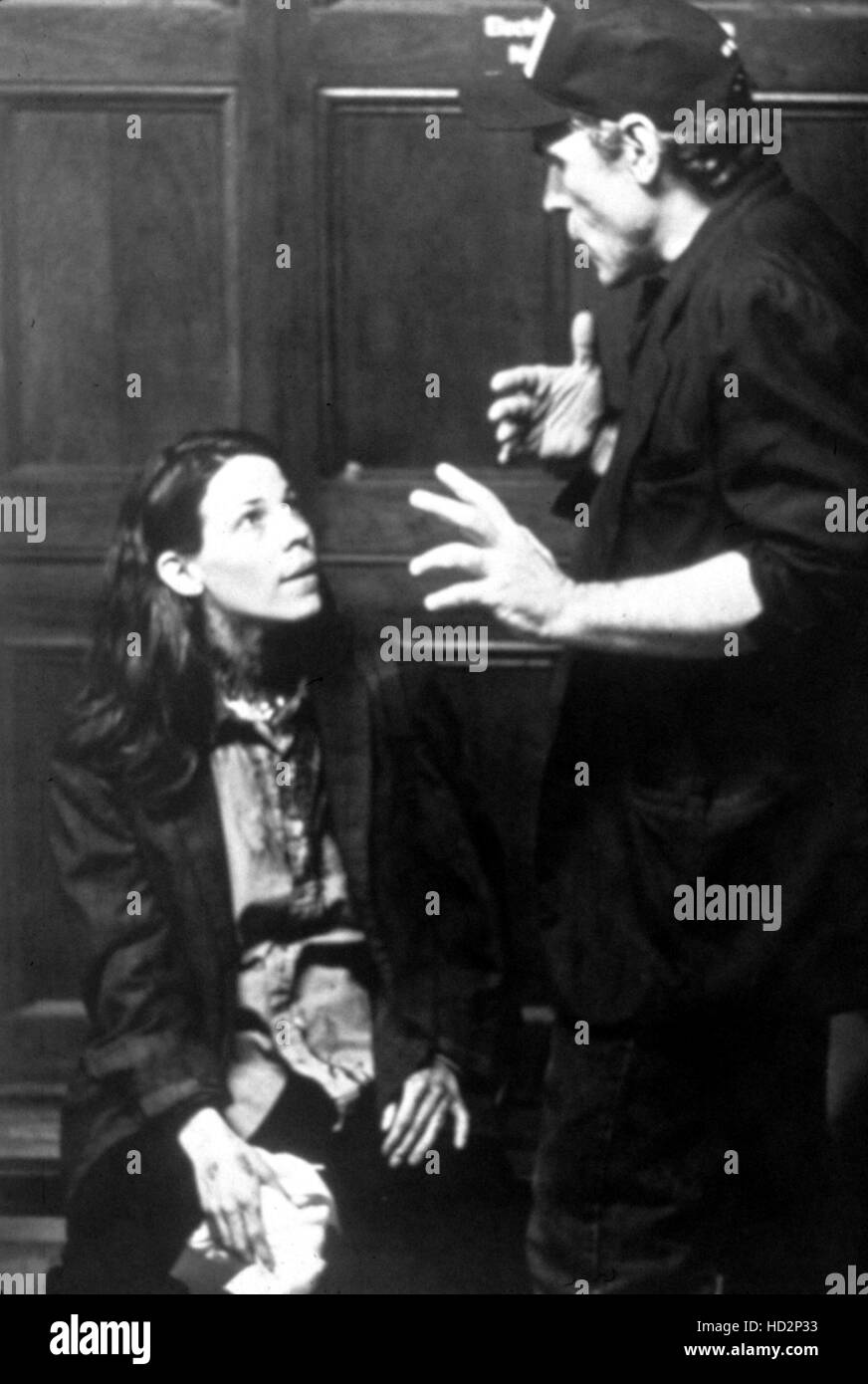 THE ADDICTION, Lili Taylor and director Abel Ferrara, 1995 Stock Photo ...