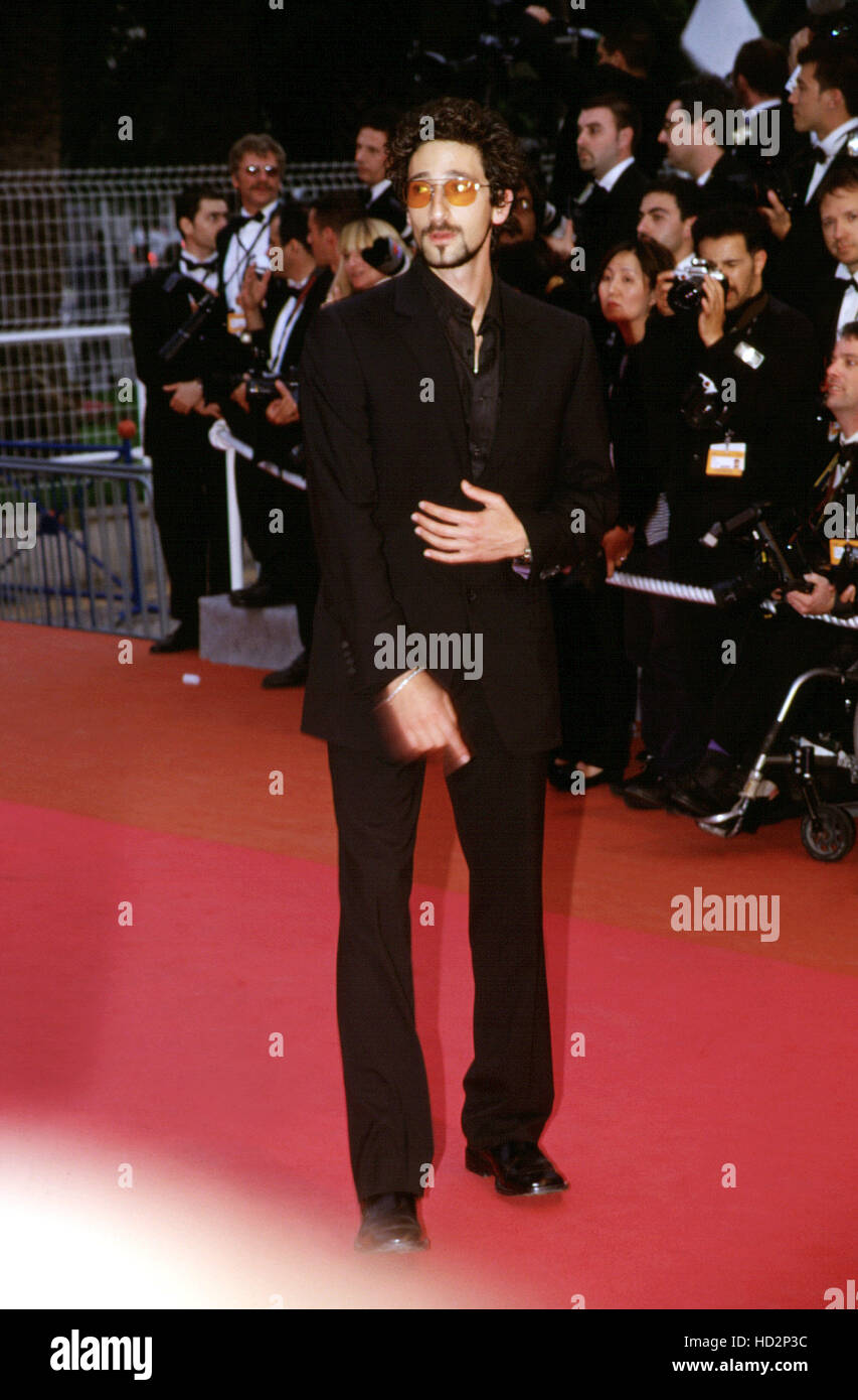 Adrien Brody at Cannes Film Festival, 2000, by Thierry Carpico Stock Photo - Alamy