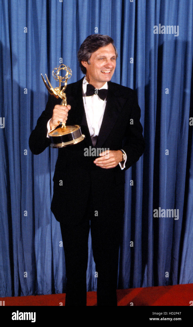 Alan Alda with Outstanding Writing in a Comedy Emmy for MASH, 1979 ...